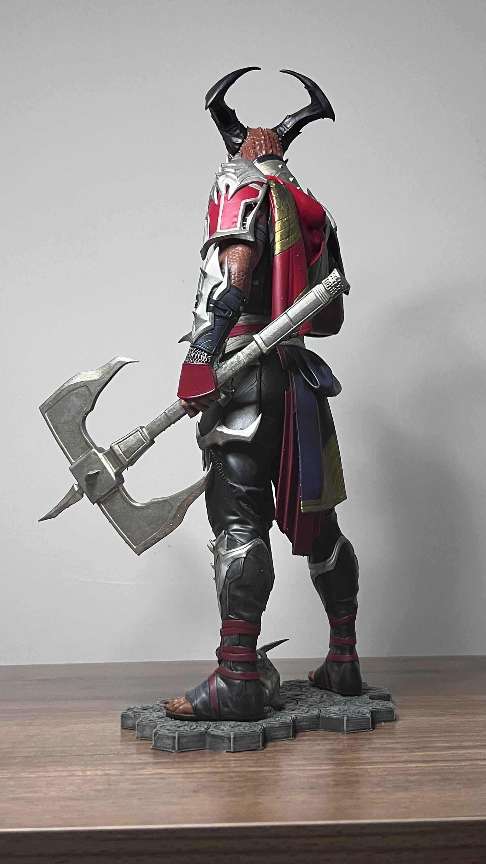 Handmade 30 Cm General Shao Figure – 3D Printed & Hand-painted Mortal ...