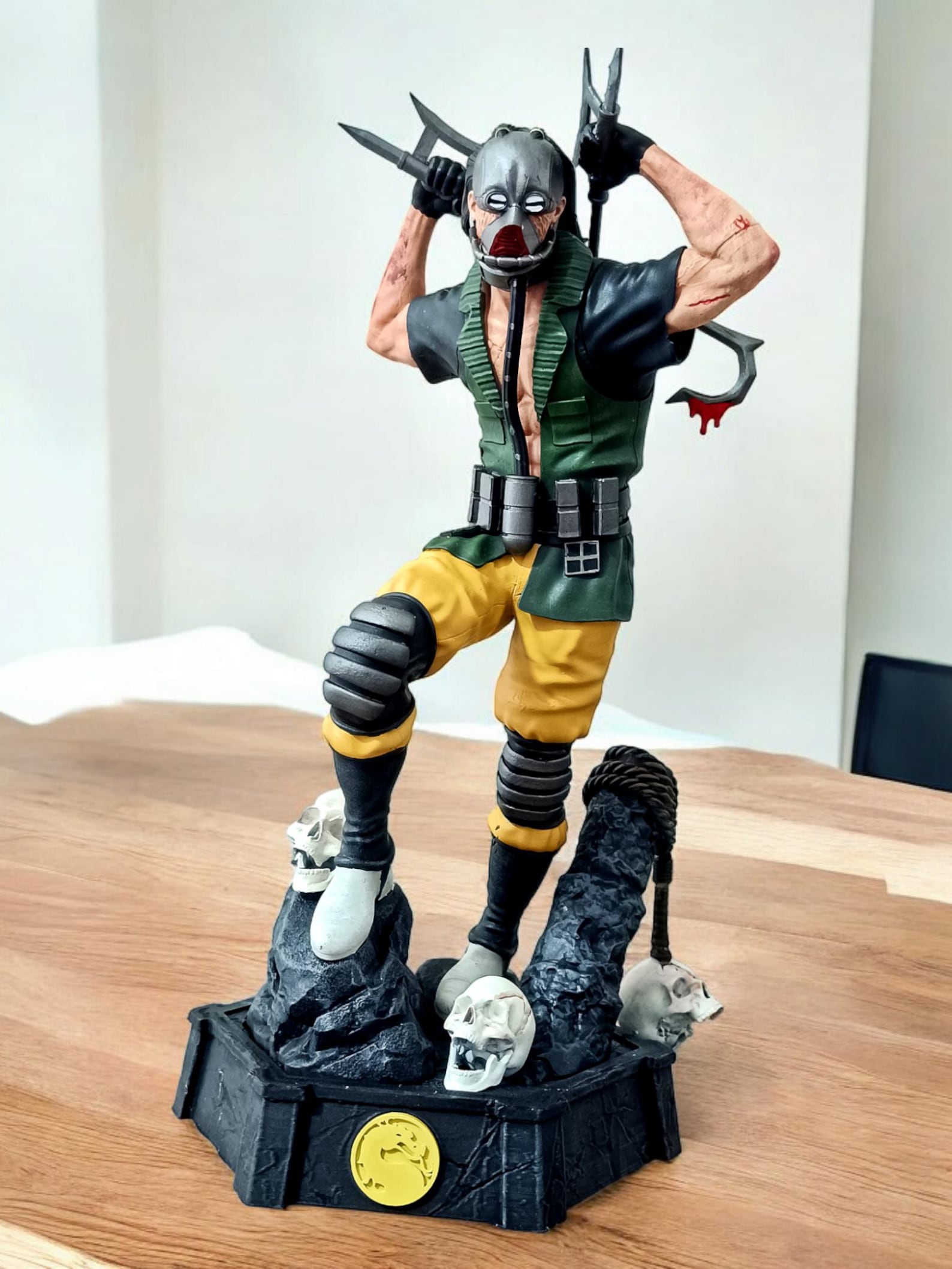 Mortal Kombat Kabal Figure 25 Cm Mortal Kombat Collectible, Hand ...