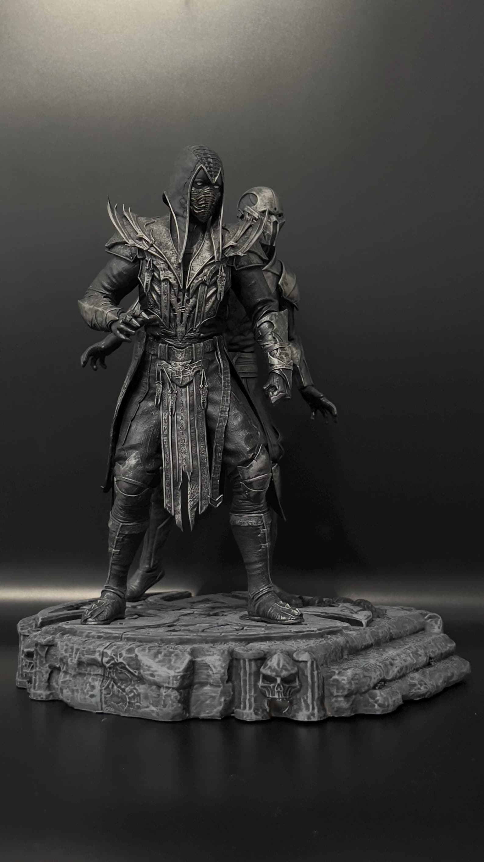 Noob Saibot & Clone Mortal Kombat Figure: Hand-painted 3D Printed ...