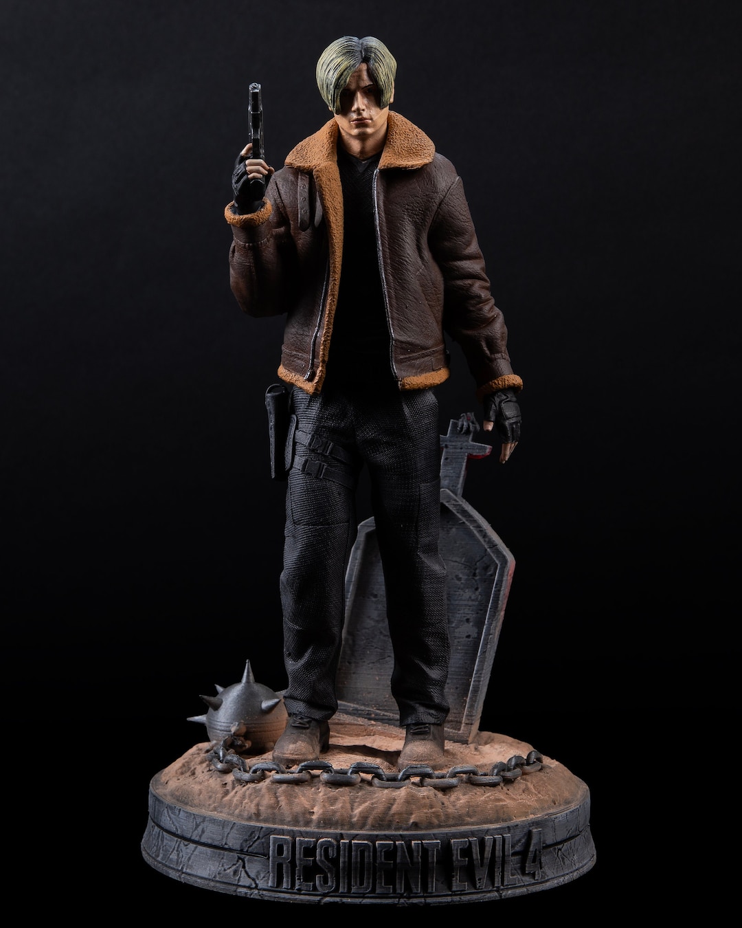 Handmade Leon Scott Kennedy Figure - Iconic Resident Evil Character 3D ...