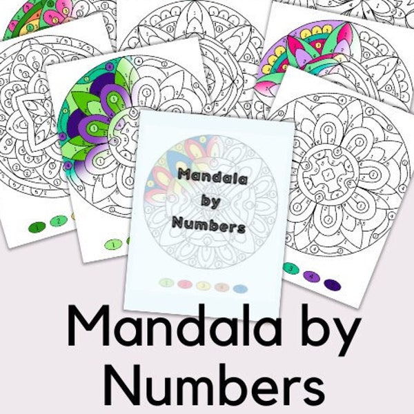 Color by Number for Adult, Paint by Number Printable,mexican Fiesta ...