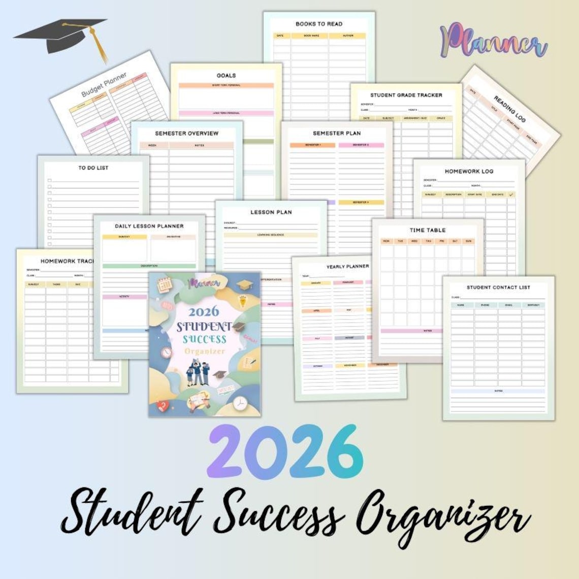 2026 Student Success Organizer, Planner. Structured Planning for a ...