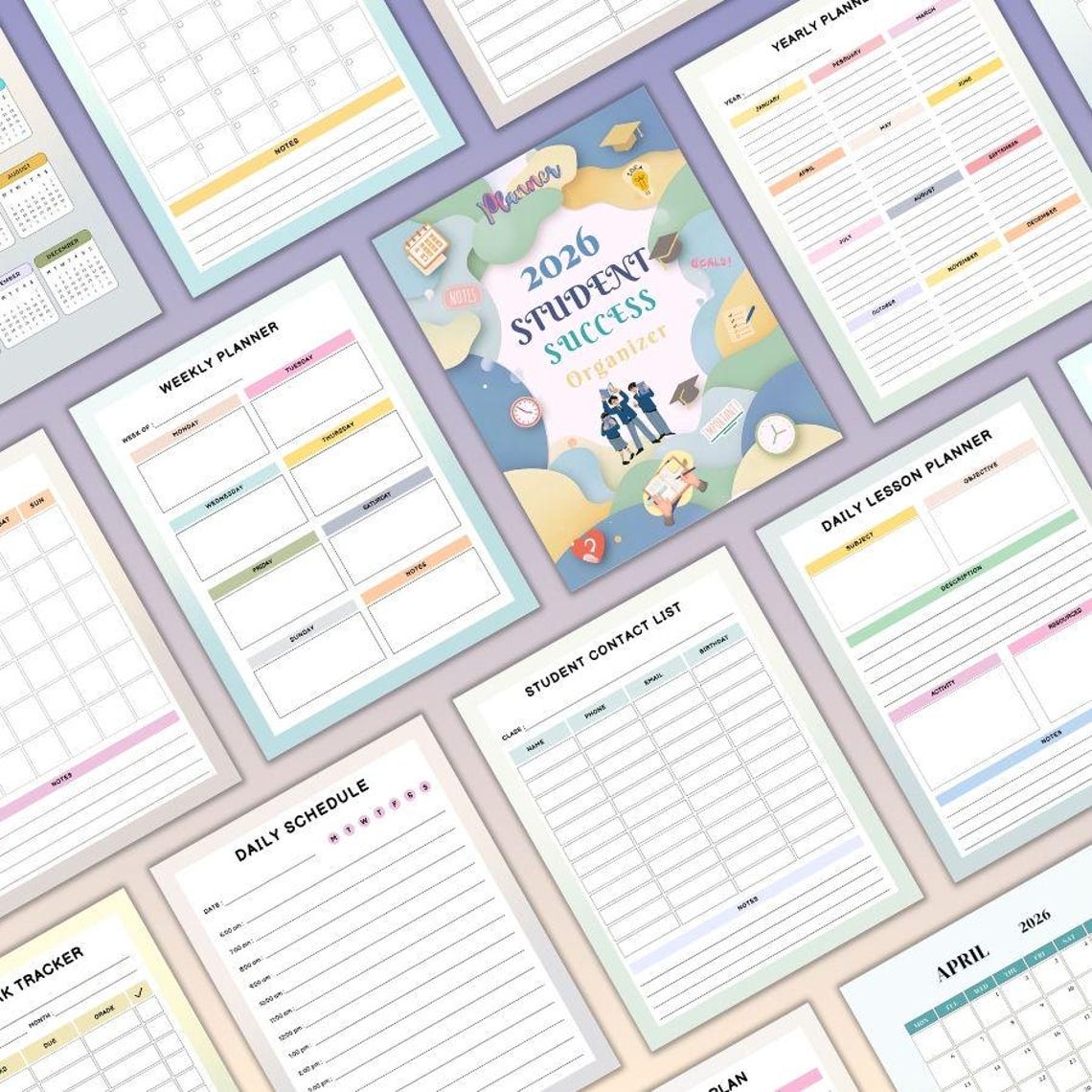 2026 Student Success Organizer, Planner. Structured Planning for a ...