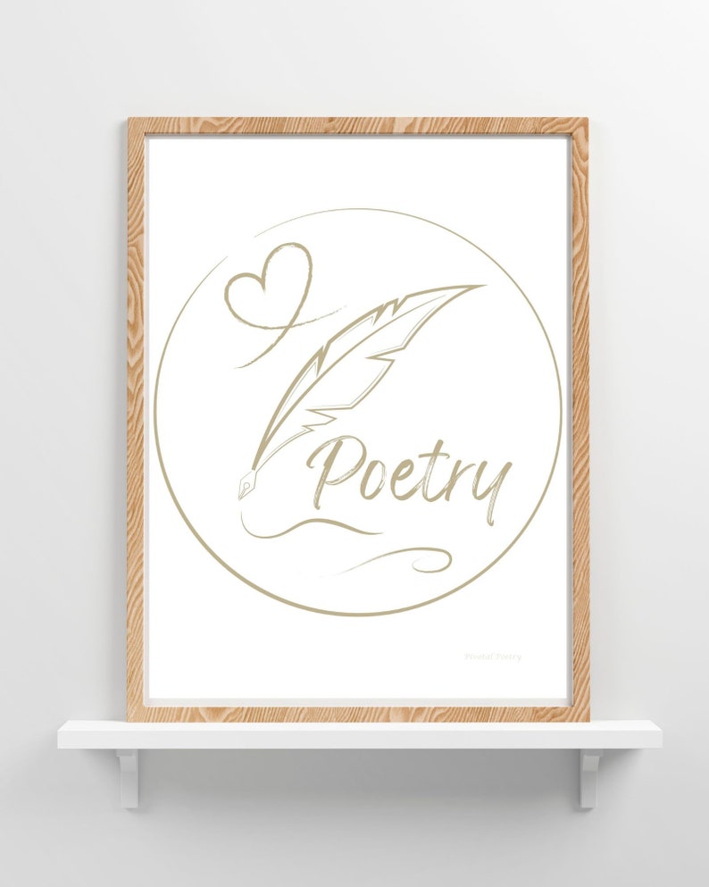 Poetry Wall Art Print Poetry Printable 8x10in and 12x16in - Etsy