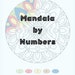 Mandala by Numbers Coloring Pages: Mindful Mandala (PDF Pattern) - Etsy