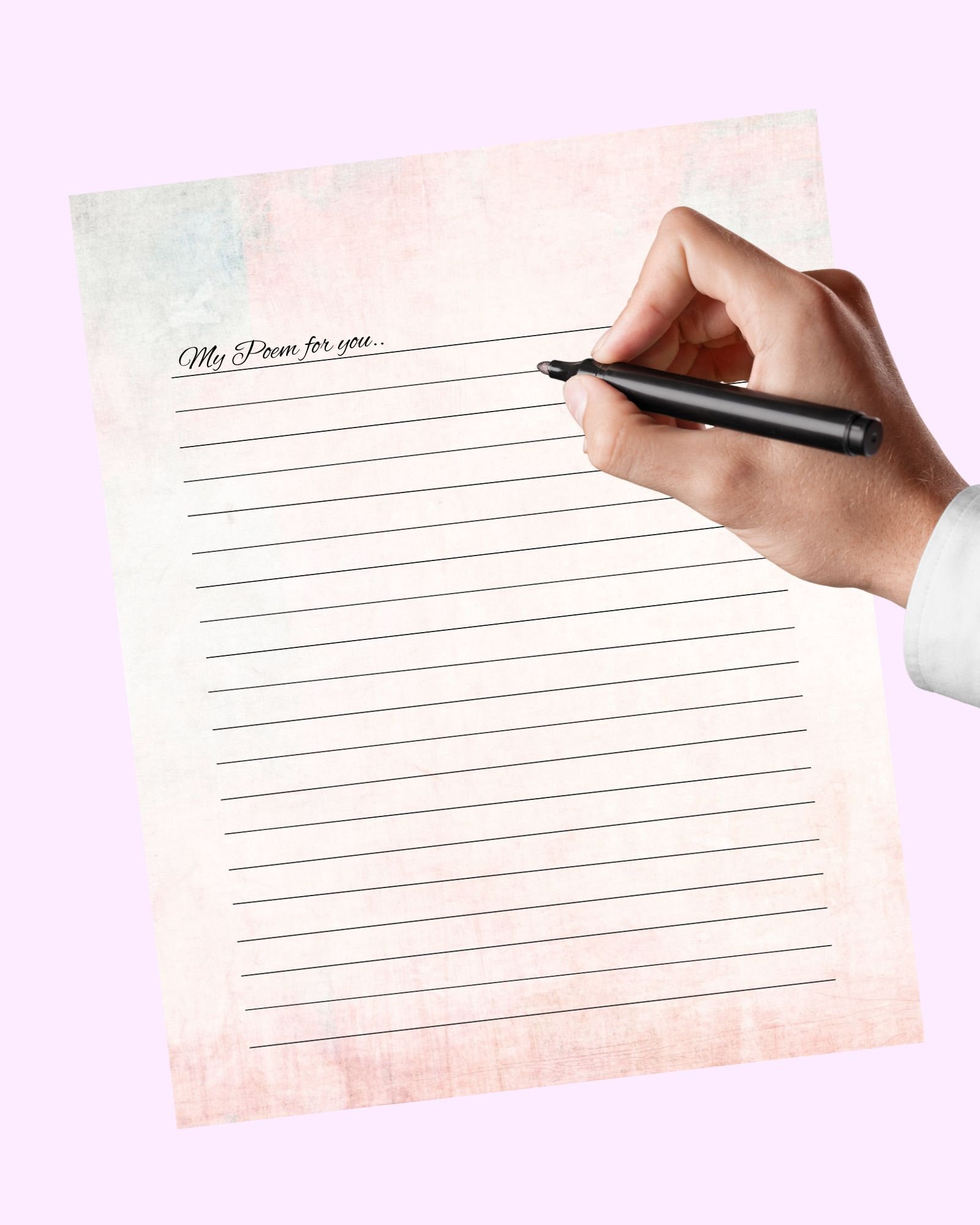 Vintage Style Writing Paper, Printable Stationary, Weathered Textured ...