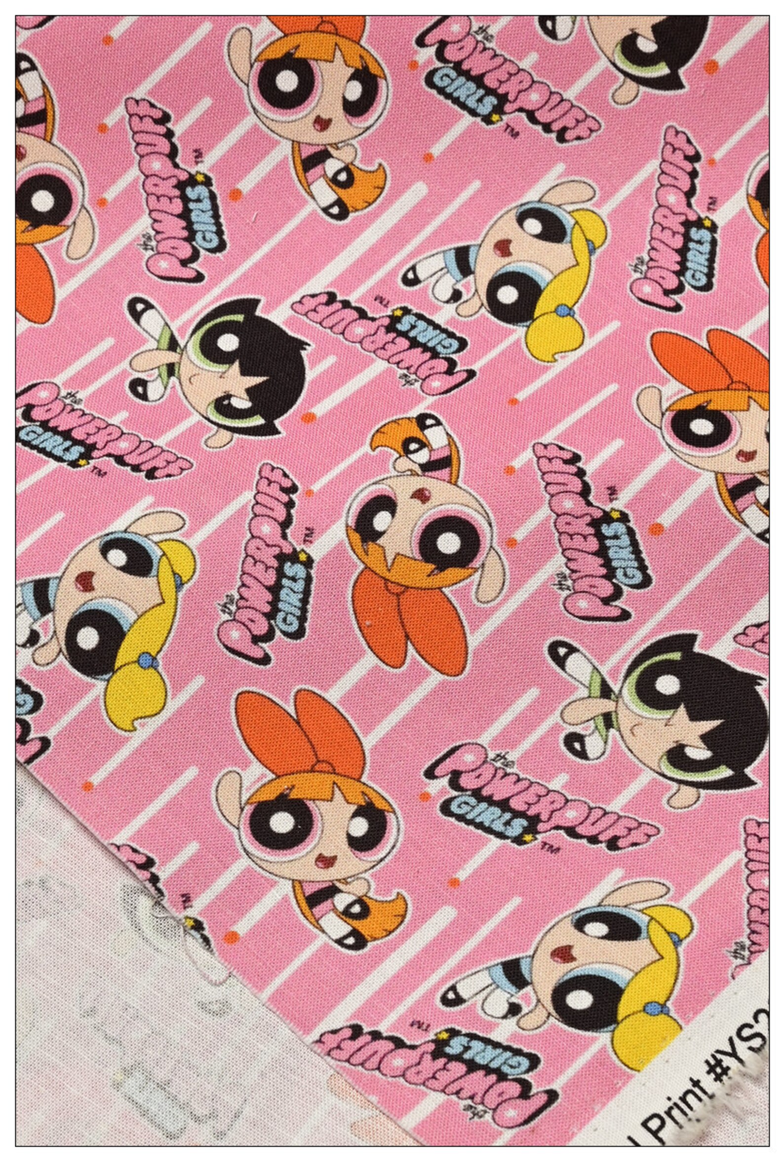 Powerpuff Girls Fabric Powerpuff Girls Cartoon Fabric Cotton - Etsy