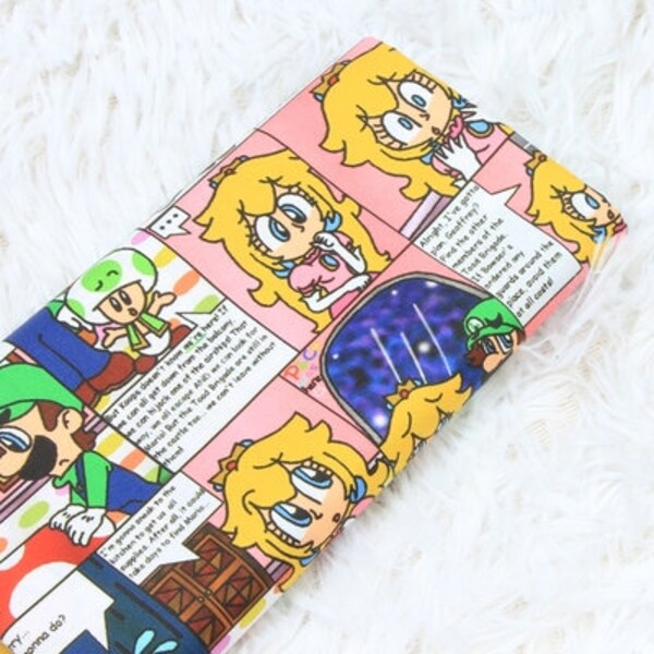 Super Mario Fabric by the Yard - Etsy