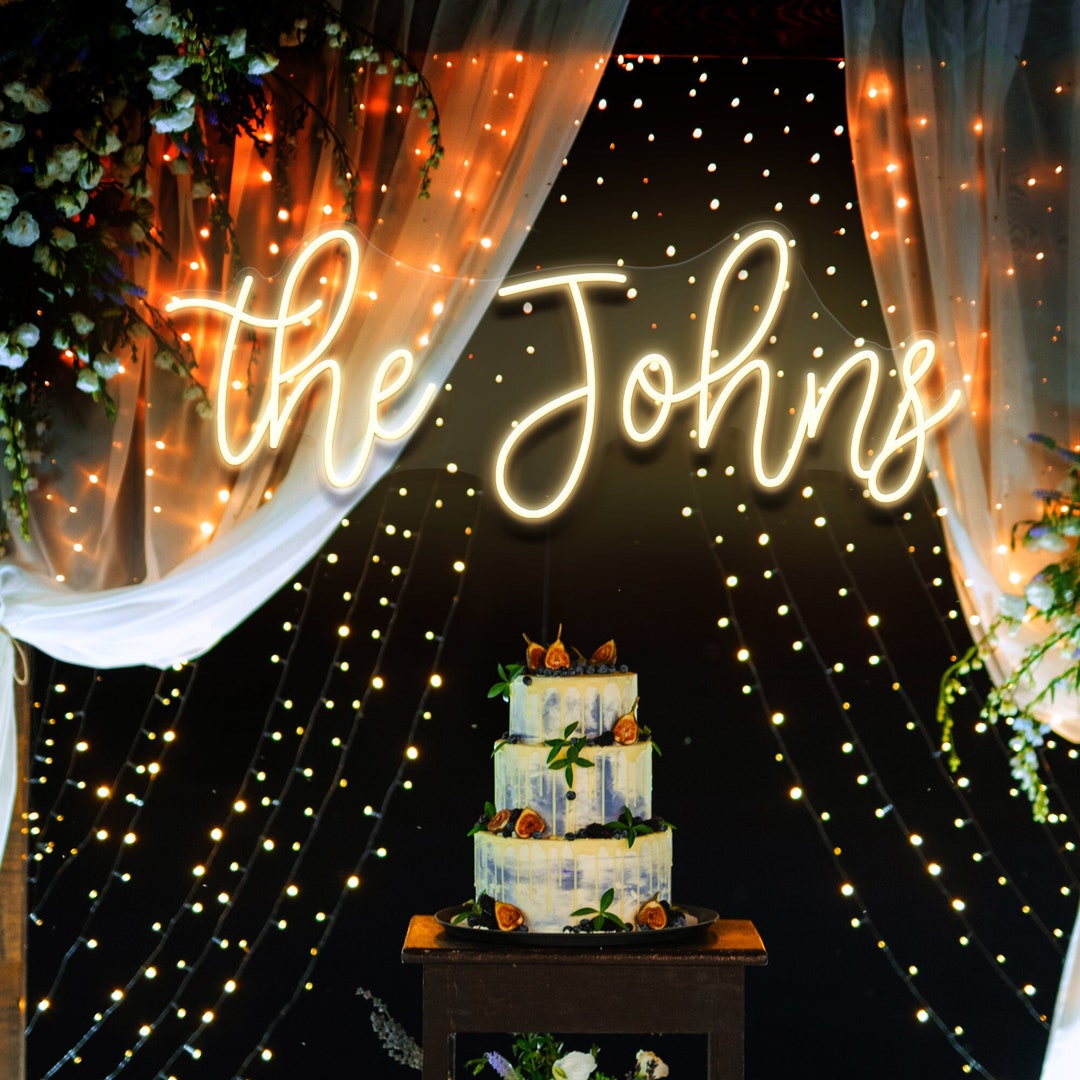 Neon Wedding Decorations, Neon Sign Wedding Light Sign, Custom Wedding ...