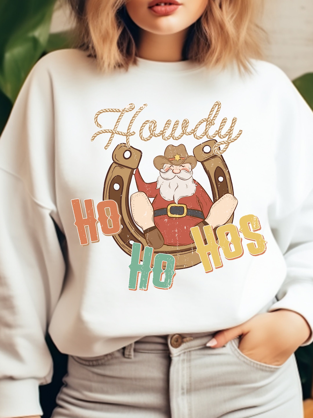Howdy Ho Ho Hos Santa Png Howdy Santa Png Howdy Santa With - Etsy