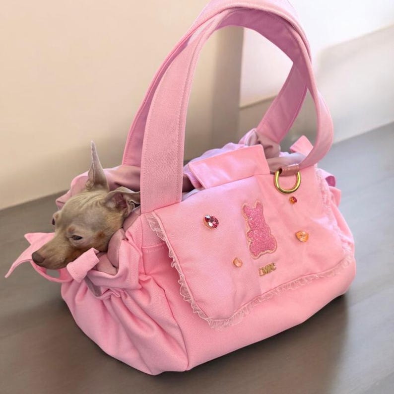 Luxury Dog Carrier – Summer Dog Carrier With Swarovski, the Perfect ...