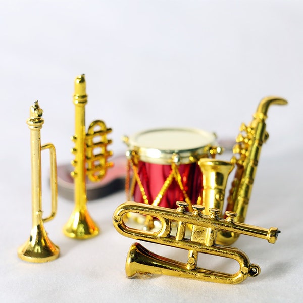 Miniature Musical Instruments - Etsy