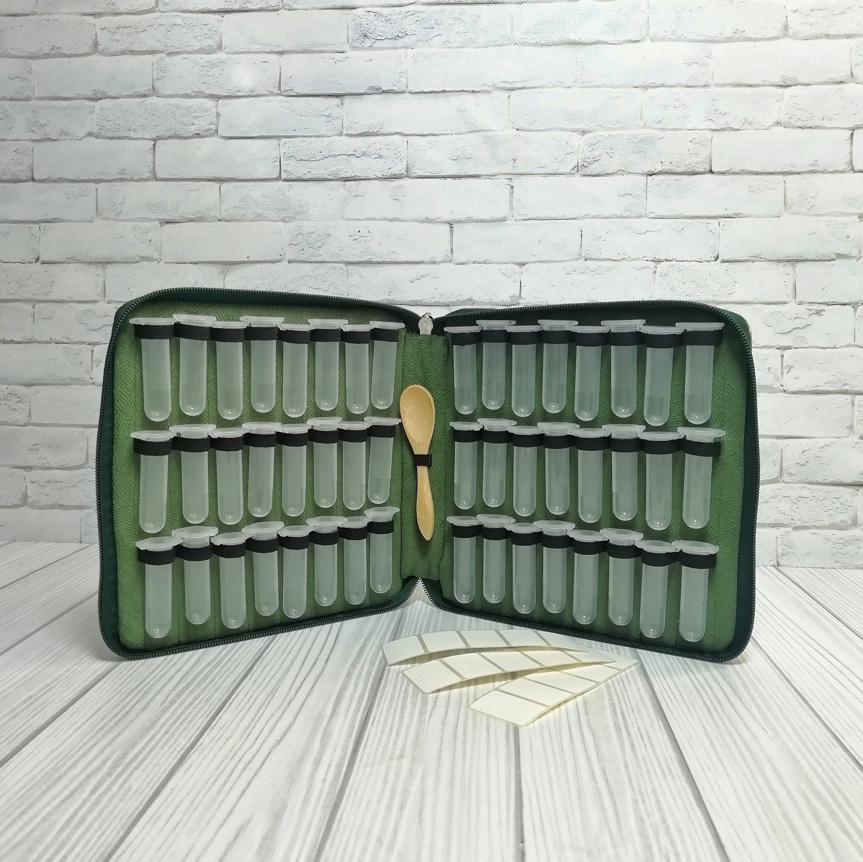 EMF Safe Homeopathy Storage Case With 5 Ml. Medical Plastic Vials - Etsy