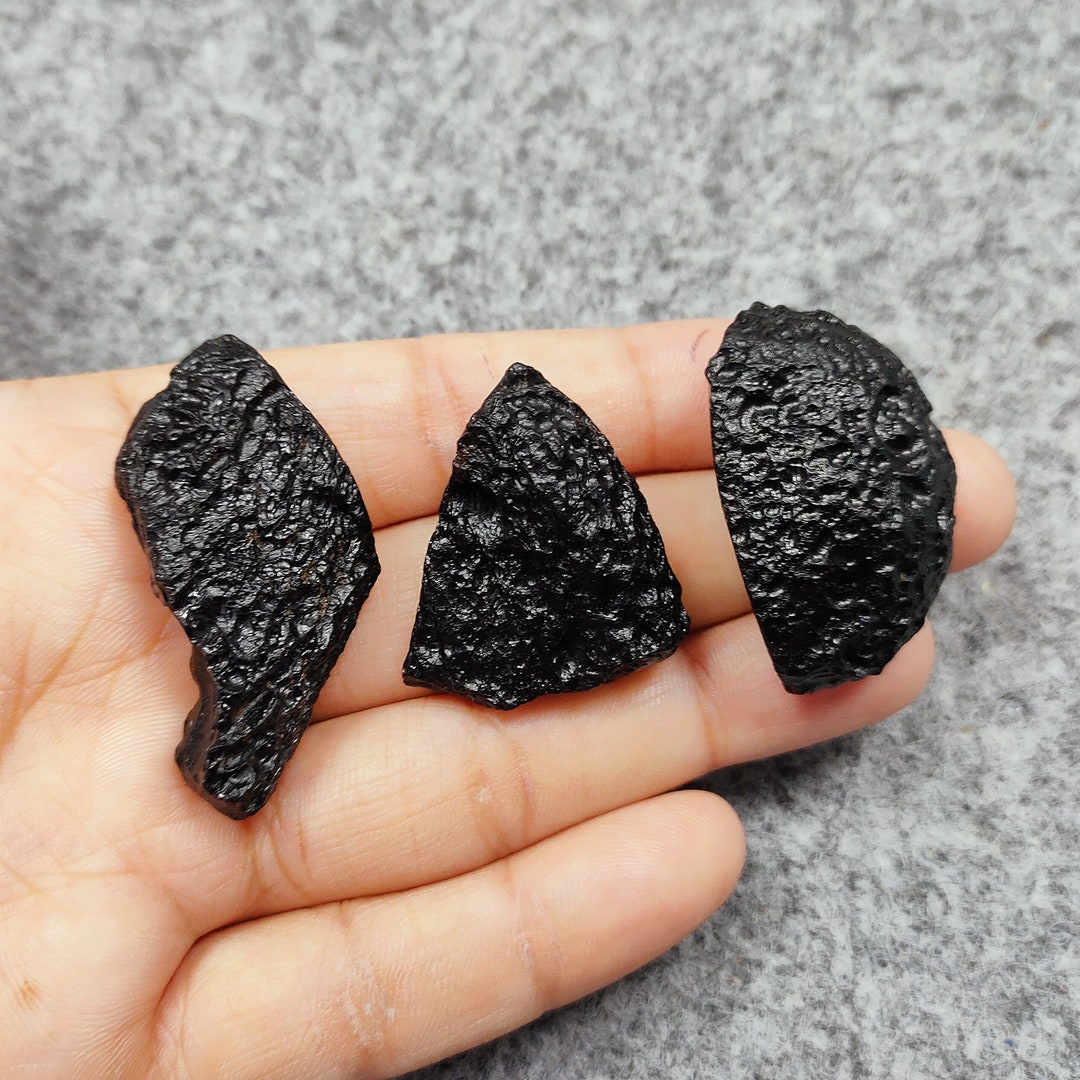 Natural Agni Manitite Rough, Black Spiritual Crystal Mineral, Jewelry ...