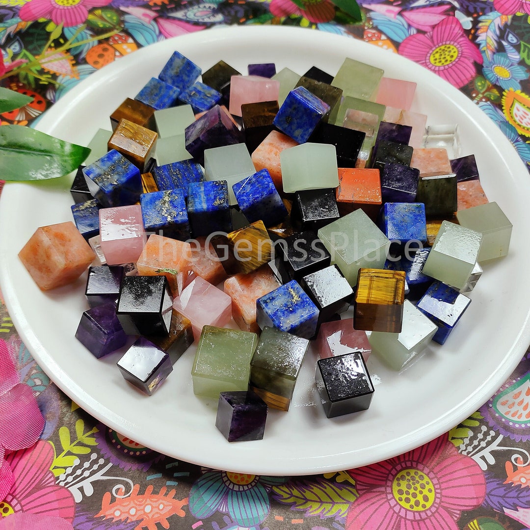 Natural Crystal Cubes, Crystal Square, Assorted Crystal Carving Cubes ...