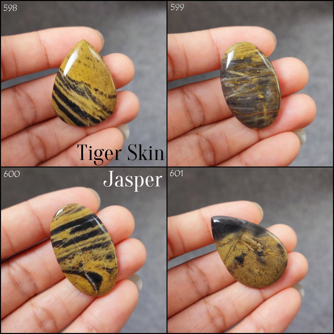 Natural Tiger Skin Jasper Gemstone Tiger Skin Jasper Cabochons & Loose ...