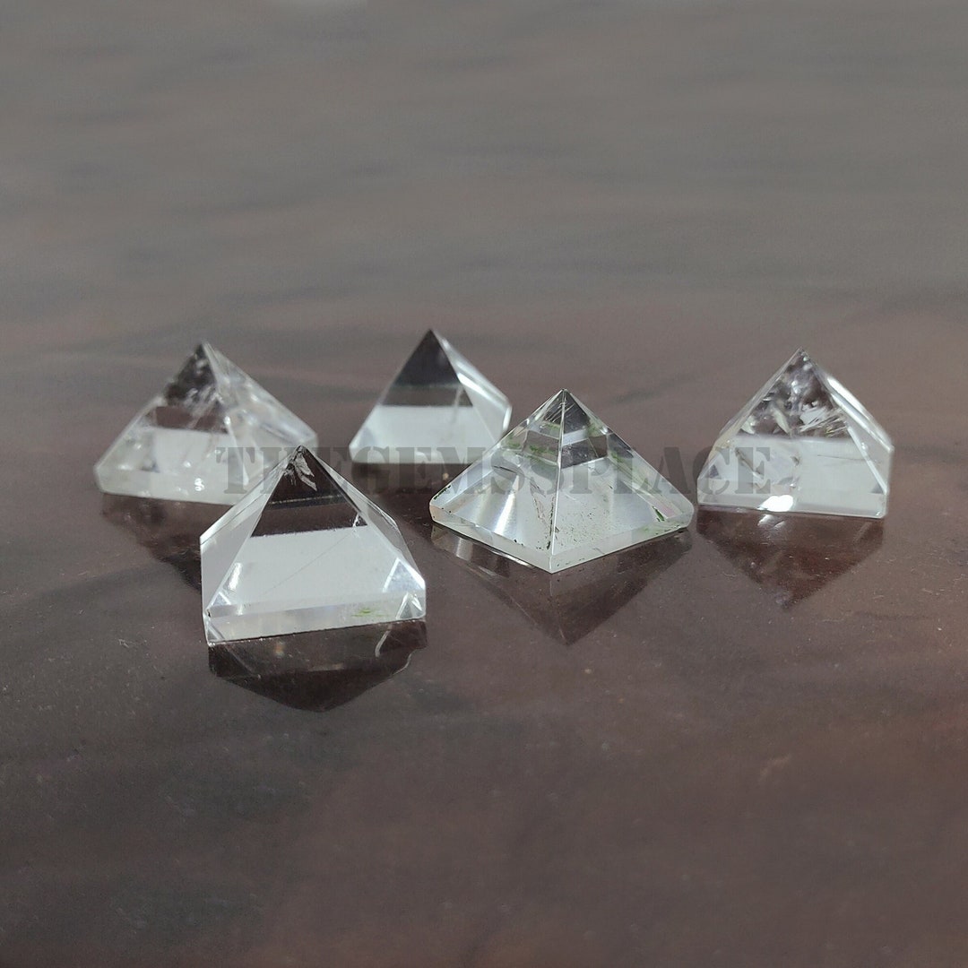 Clear Quartz Pyramid, Crystal Pyramid, Energy Pyramid, Stone Pyramid ...