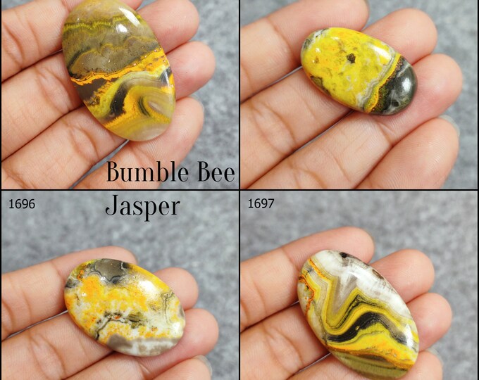 Bumble Bee Jasper Palm Stone, Bumble Bee Jasper, Bumble Bee Jasper Palm ...