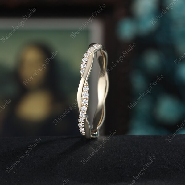 Twisted Wedding Band - Etsy