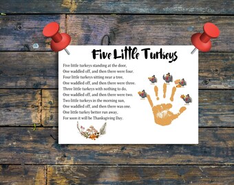 Fall Handprint Poem - Etsy