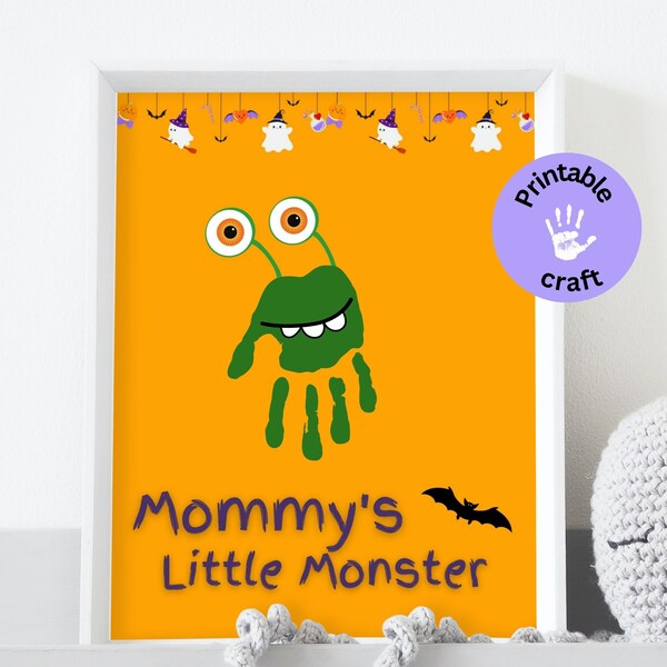 Monster Handprint - Etsy