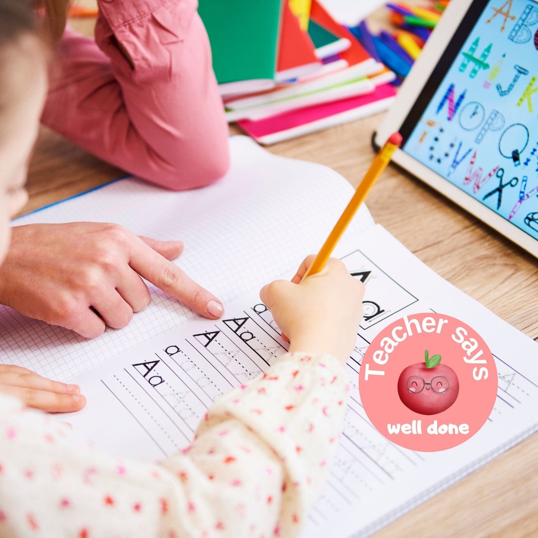 Colorful Teacher Digital Printable Stickers Teacher Digital - Etsy