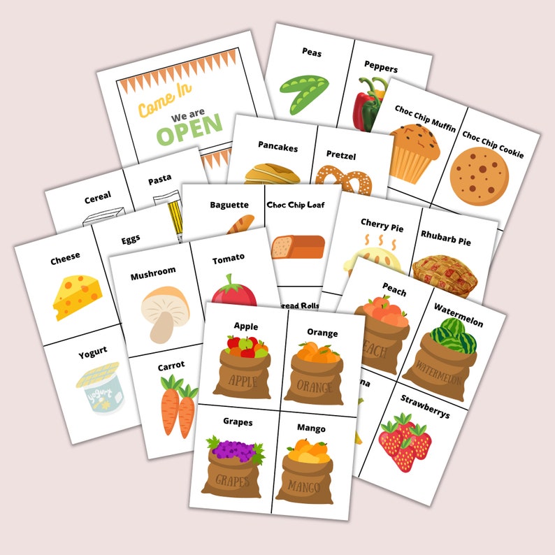 Pretend Play Grocery Store Dramatic Play Preschool and - Etsy