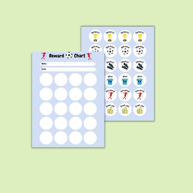 Kids Reward Chart, Boys Reward Chart, - Etsy