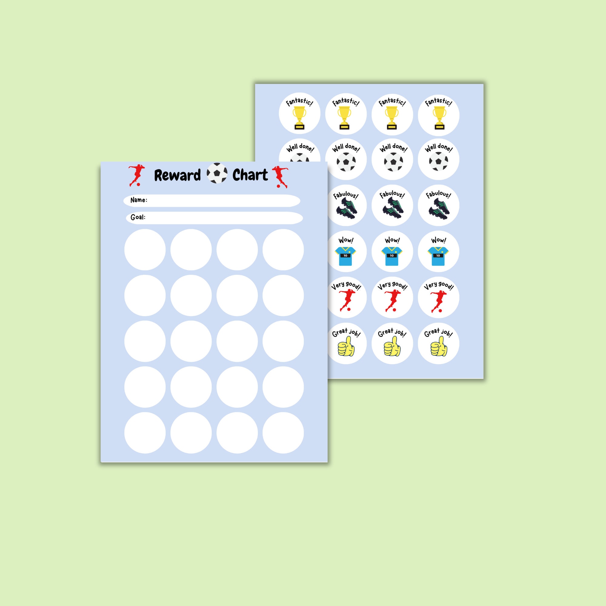 Kids Reward Chart, Boys Reward Chart, - Etsy