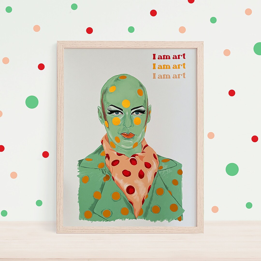 I Am Art A3 Copper Foil Print - Etsy
