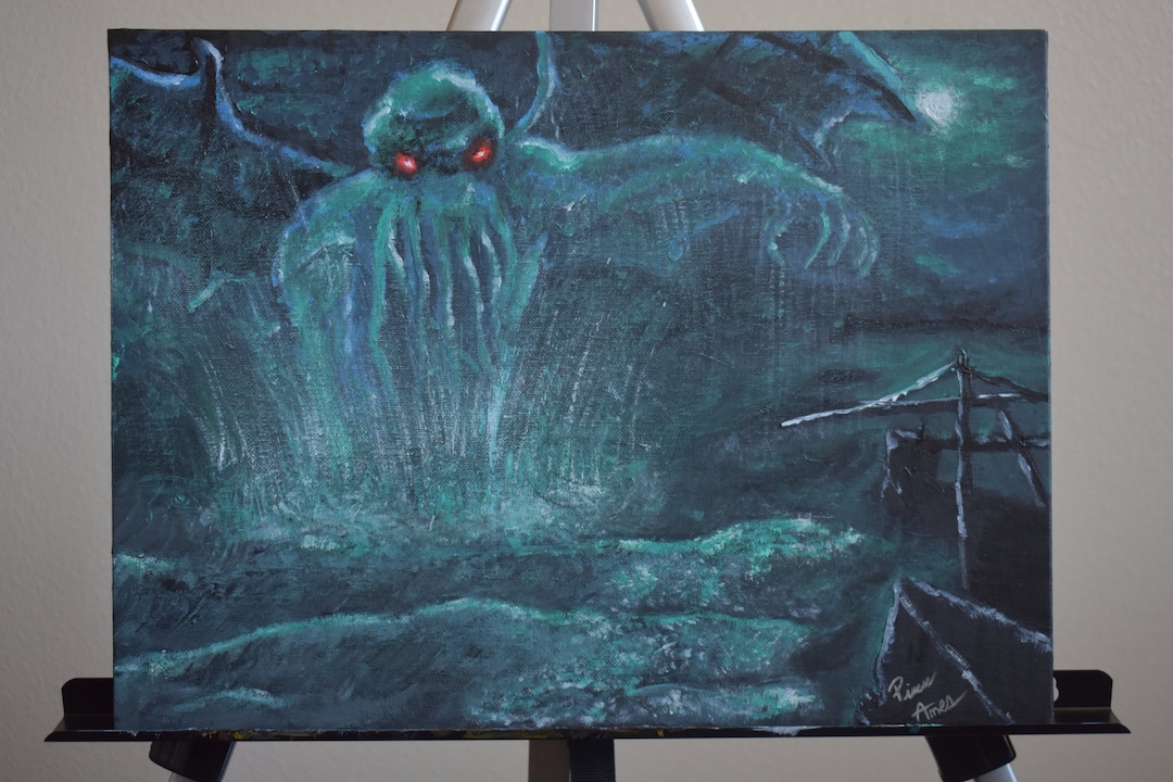 Cthulhu Painting - Etsy
