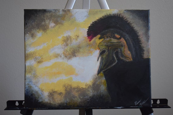 Spartan Painting - Etsy