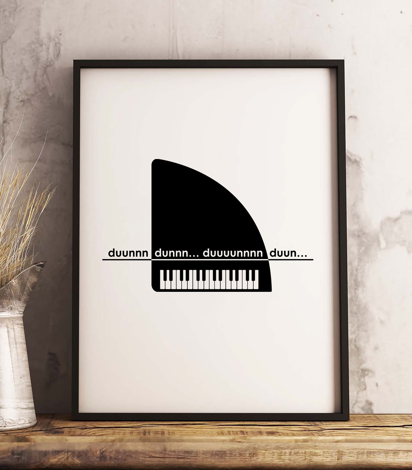 Shark Fin Piano, Creative Jaws Music Svg, Png Design for Halloween ...
