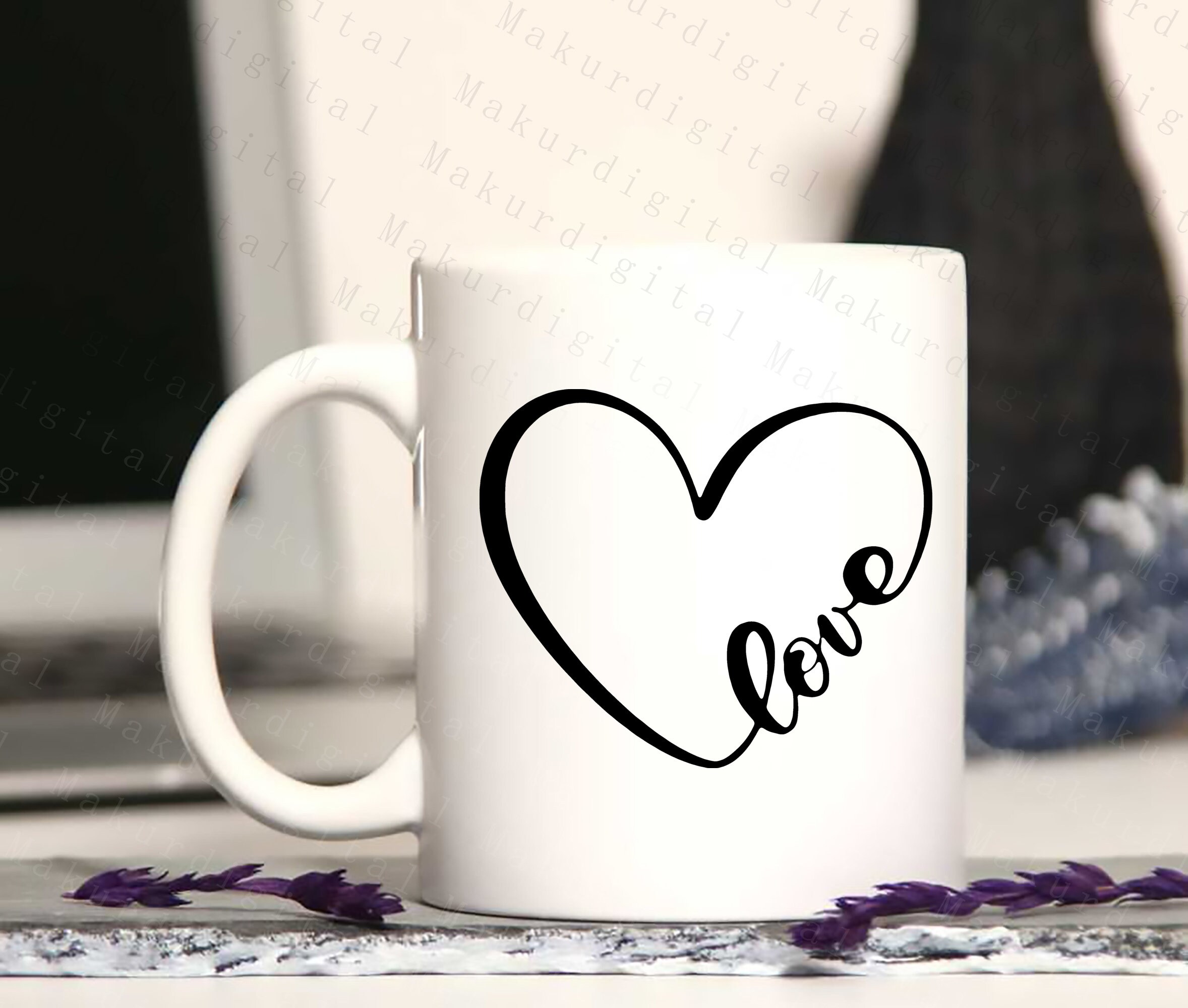 Heart Love Svg, Bundle Hearts Digital, Doodle Heart Download Instant ...