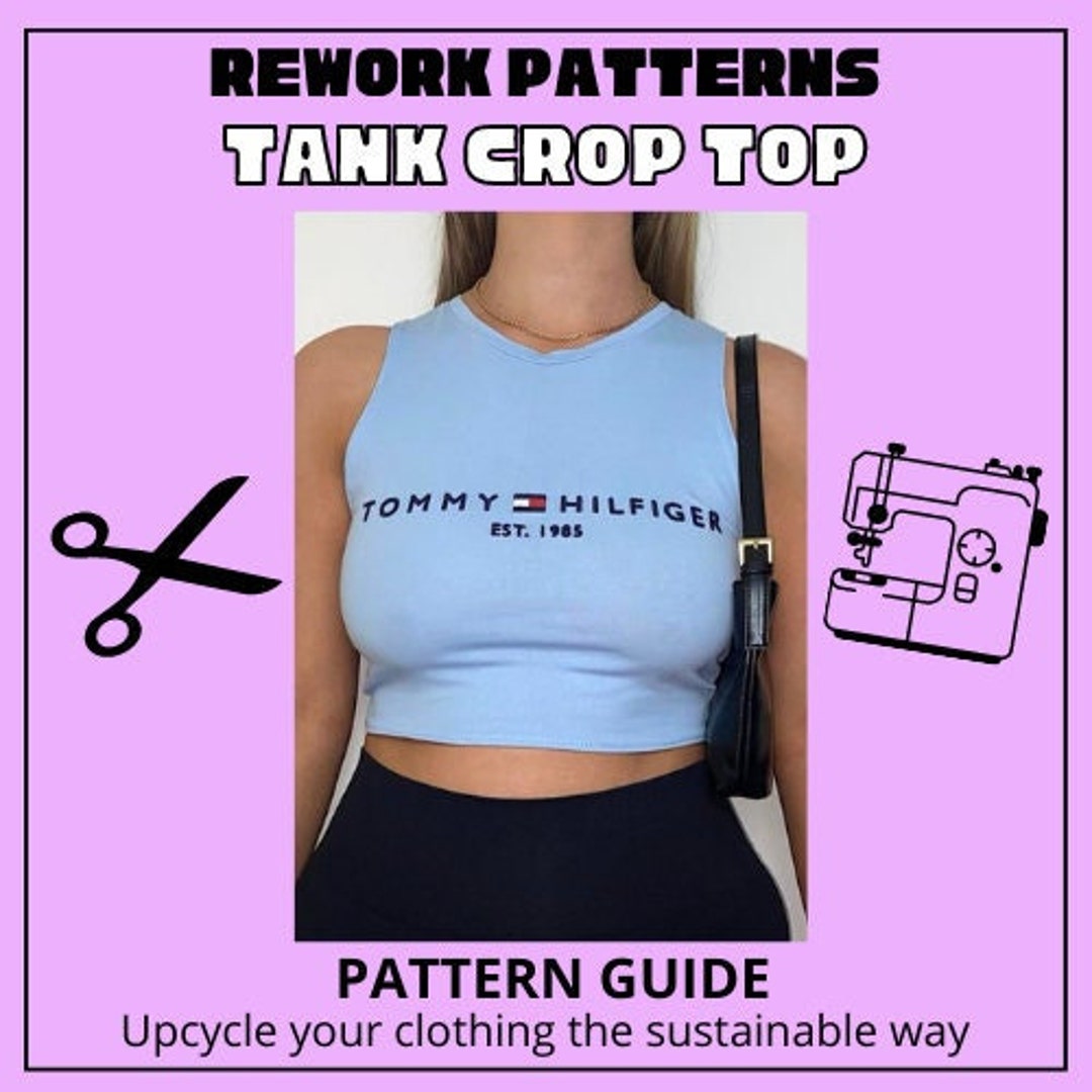 Tank Crop Top Sewing Pattern Guide - Etsy UK