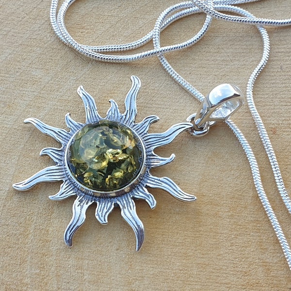 Sun Pendant - Etsy