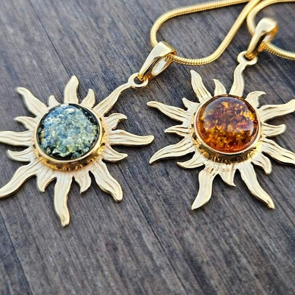 Sun Pendant - Etsy
