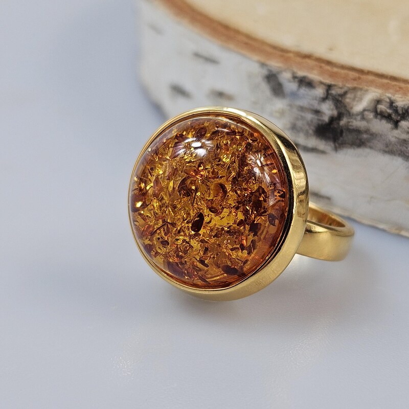 Big Gold Ring - Etsy