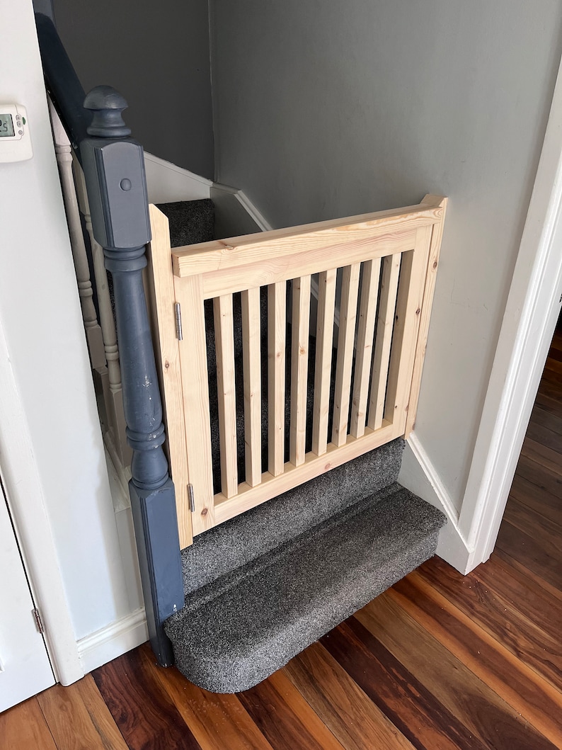 Wooden Stair Gate - Etsy