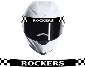 Racing Helmet Visor Sticker - Etsy