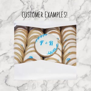 Personalised Custom Cookie Stencils, Custom Biscuit Stencil, Stencil Genie Compatible, Reusable ...