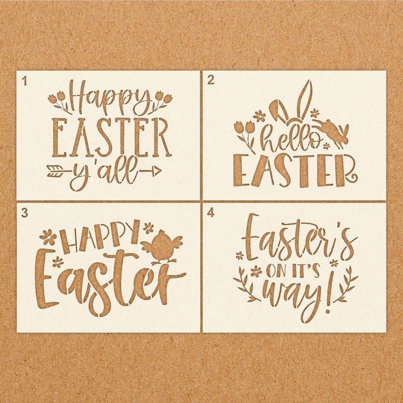 Easter Stencils - Etsy