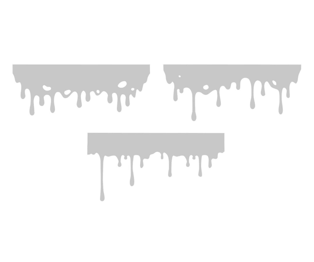 Paint Drip Reflective Heat Transfer Vinyl Decals HTV Iron-on Stickers ...