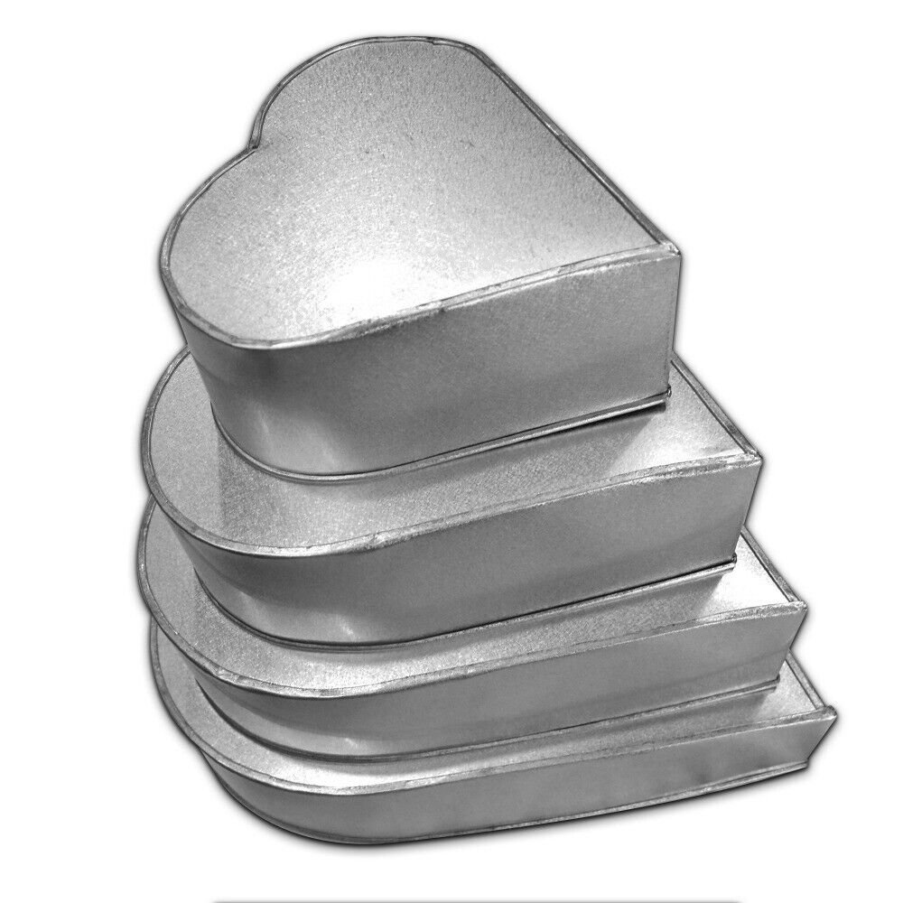 Aluminum Heart-shaped Cake Tin Deep 3' Size 6,8,10,12, Handmade Baking ...