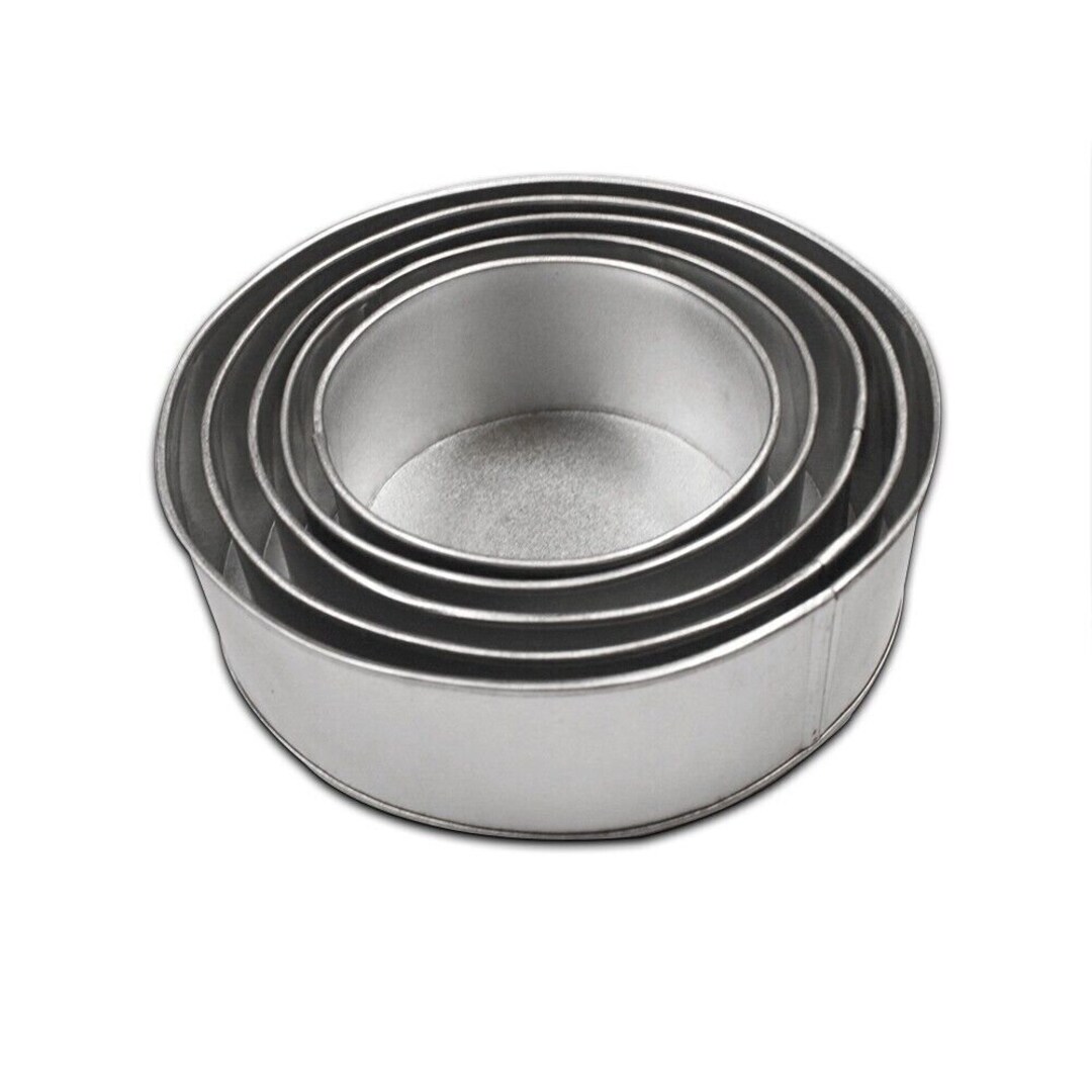 Vintage Baking Set 4 Tier Multilayered Round Cake Tins - Etsy