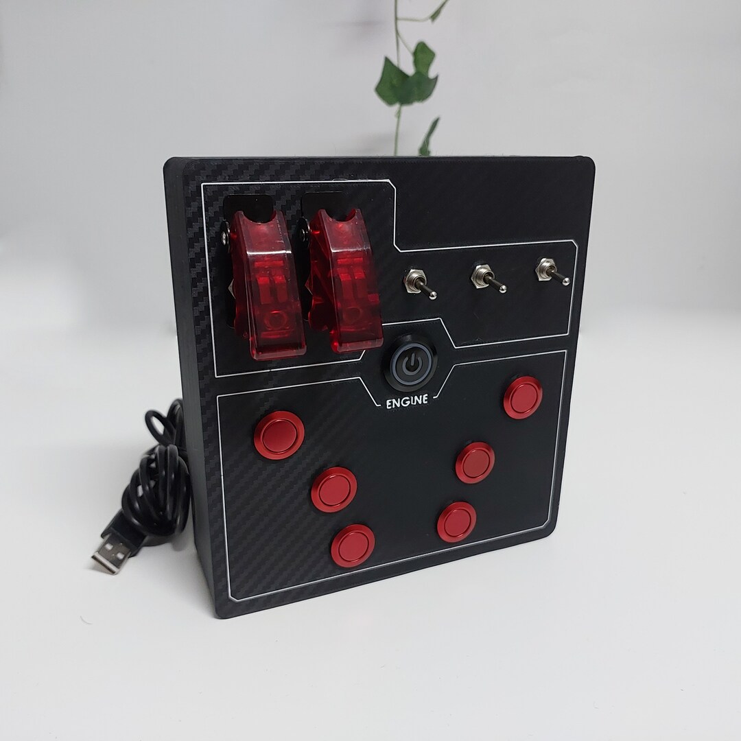 Bbracing 12L Pro Big Button Box for Sim Racing & Simulator - Etsy