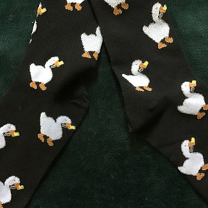 Duck Socks, Duck Accessories, Novelty Socks, Animal Socks, White Ducks ...