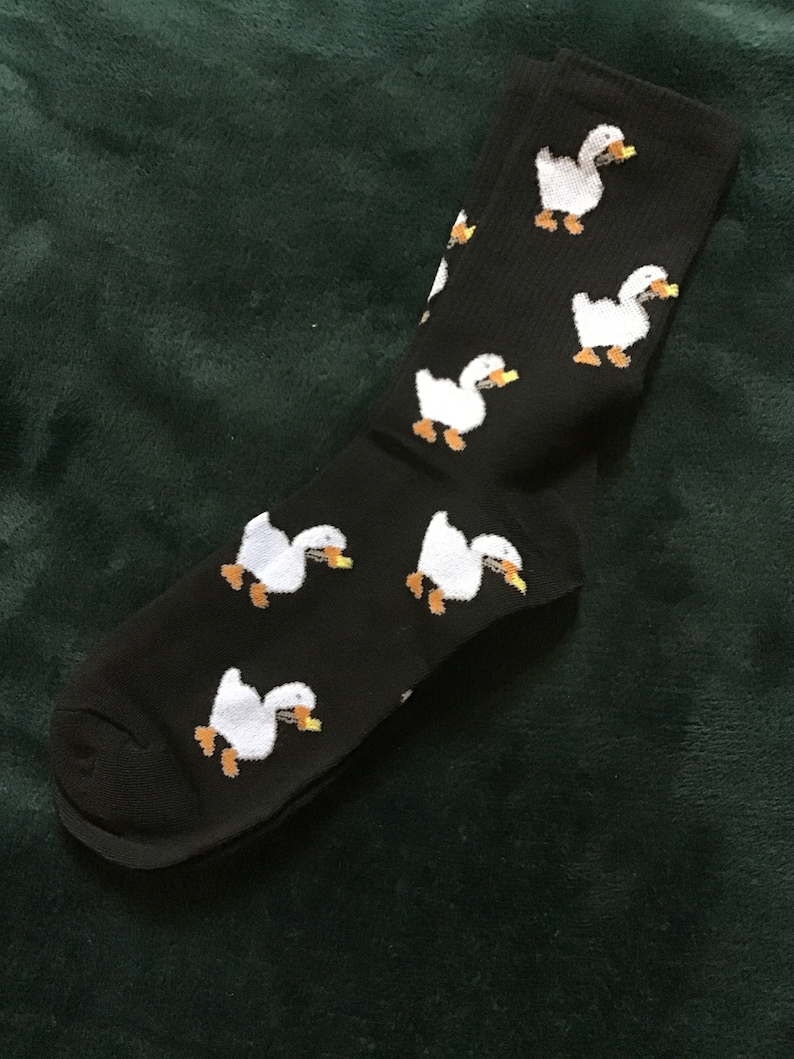 Duck Socks, Duck Accessories, Novelty Socks, Animal Socks, White Ducks ...