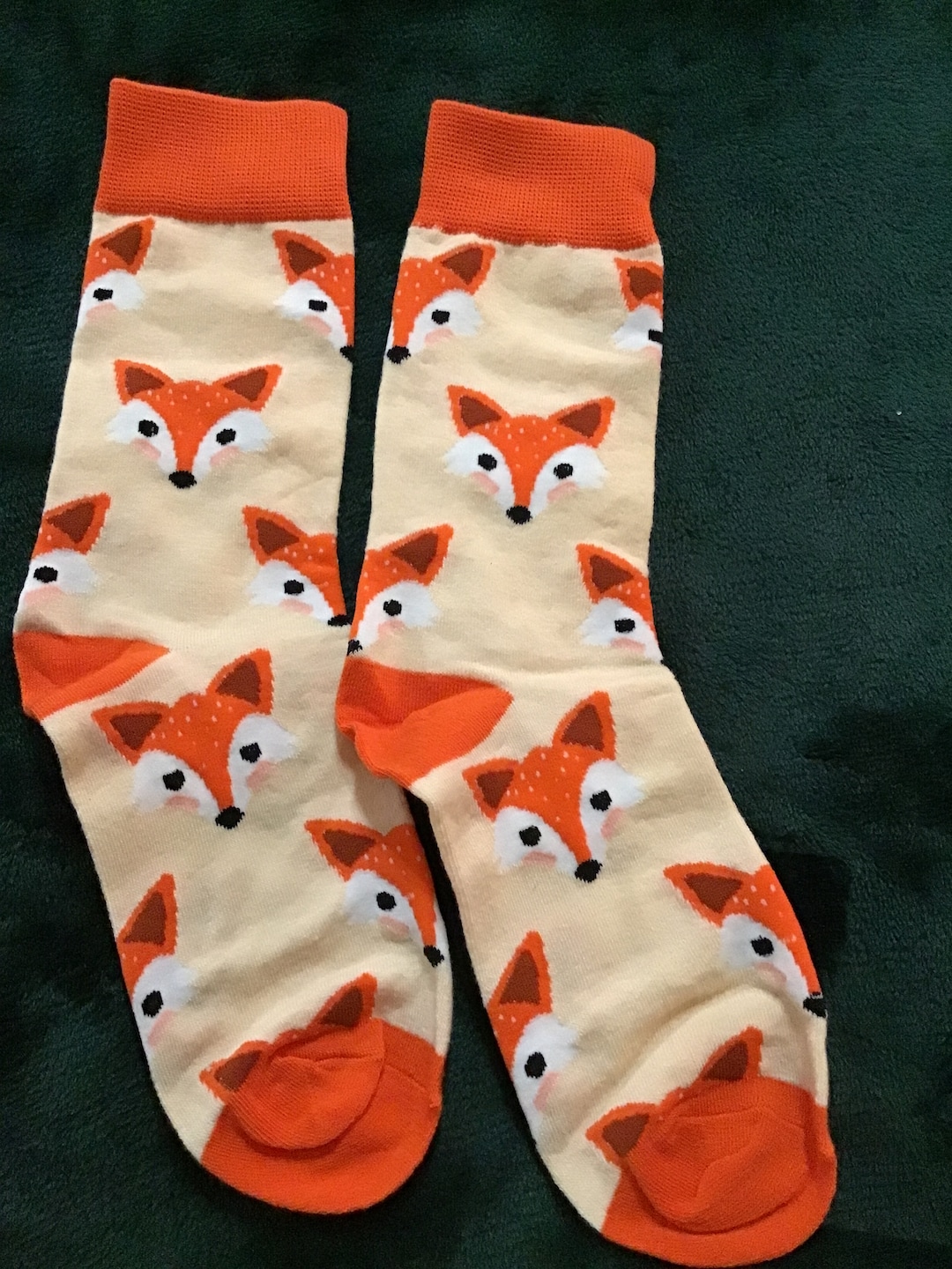 Fox Socks, Fox Accessories, Novelty Socks, Animal Socks, Fox Ankle ...