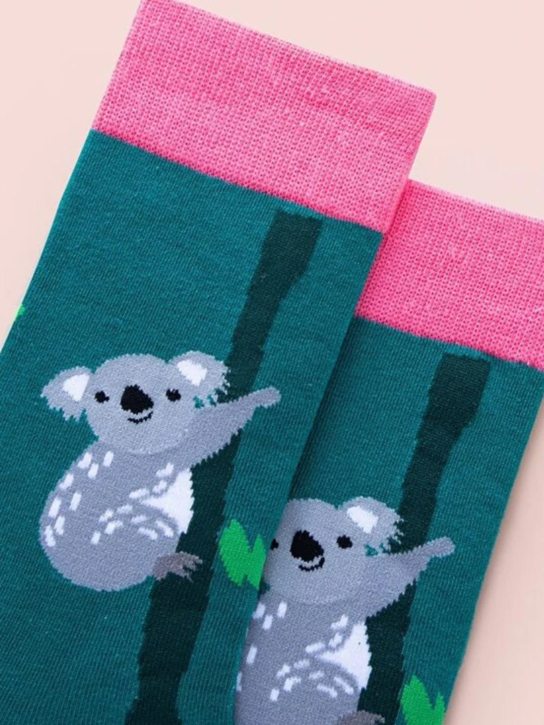 Novelty Koala Bear Green Socks Koala Accessories Koala Sock - Etsy UK